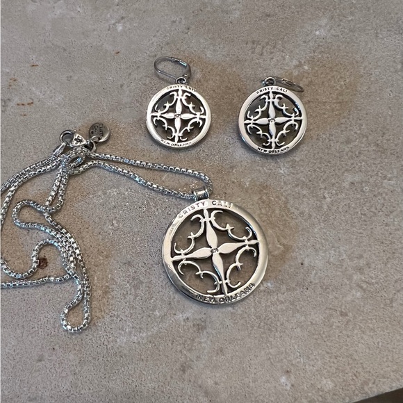 CRISTY CALI | Jewelry | Cristy Cali 925 Medium Solid Amulet On 2 Cc Box ...